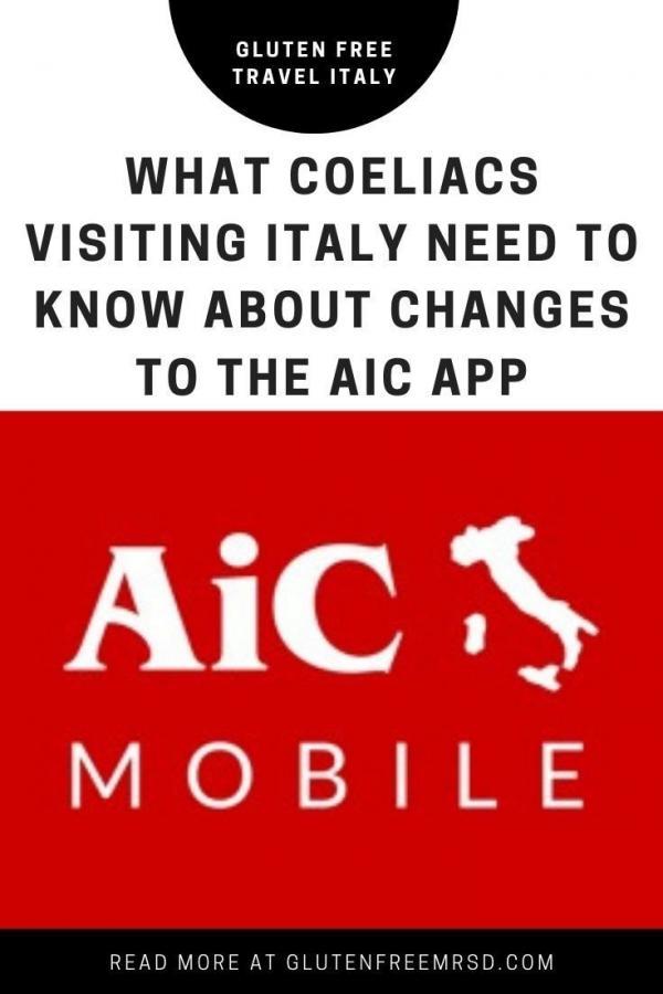 Gluten Free Travel Italy: Recent Changes to the AIC app → The Luxury ...